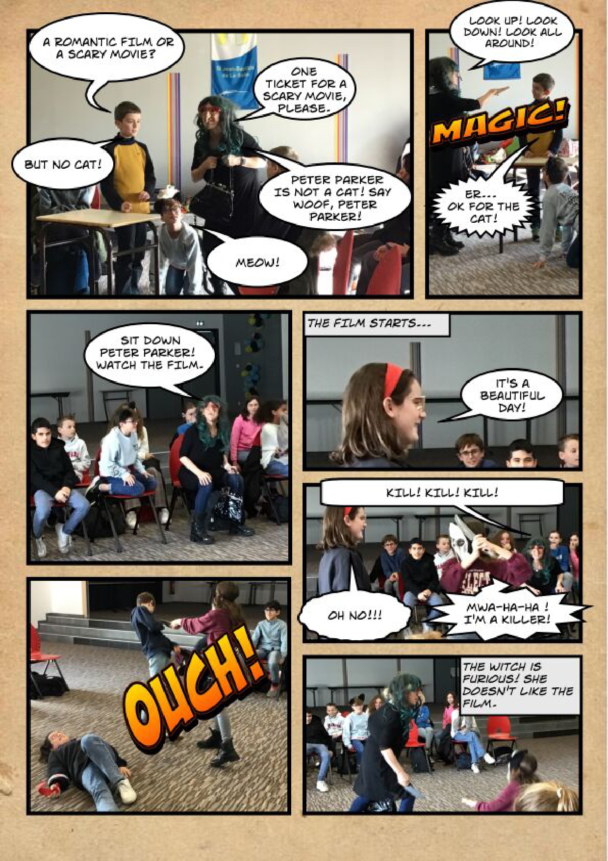 Création de pages de BD par des élèves de 6ème - Ensemble scolaire St ...