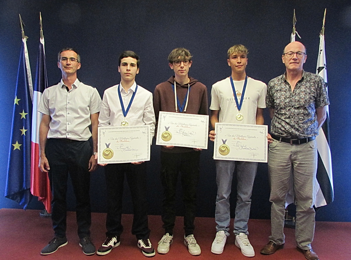 Nos médaillés au Concours : "Un des Meilleurs Apprentis de France ...