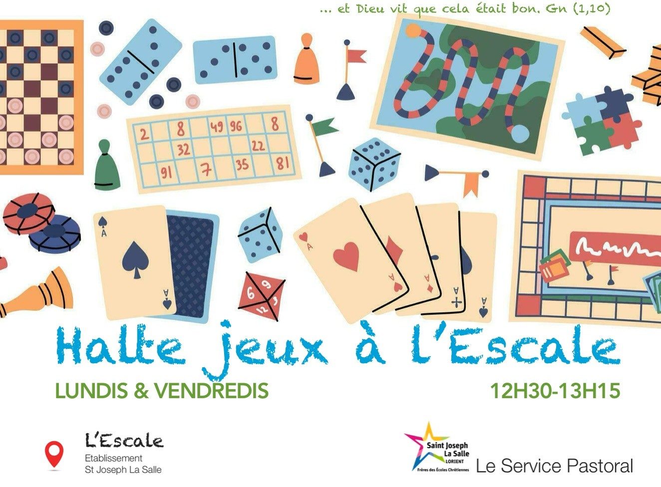 Une belle initiative : un espace de jeux de société à l'Escale ...
